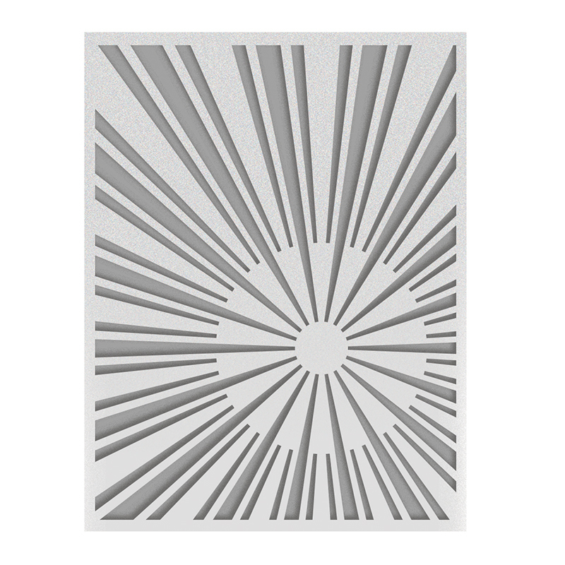 Embossing Folder Sunrays Sun Rays A2 10.5cm x 14.5cm