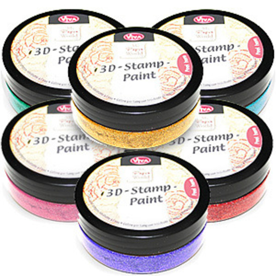 Viva Decor 3D Stamp Paint 50ml Light Blue