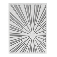 Embossing Folder Sunrays Sun Rays A2 10.5cm x 14.5cm